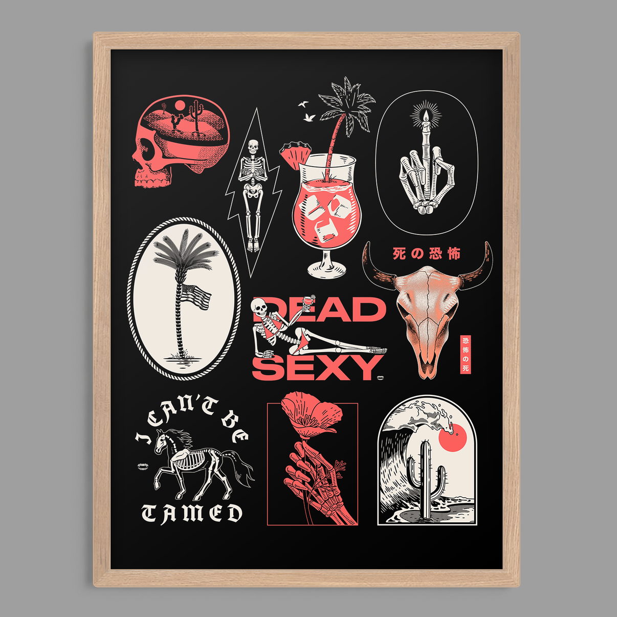 Flash Sheet Illustration Poster Print – Chomp