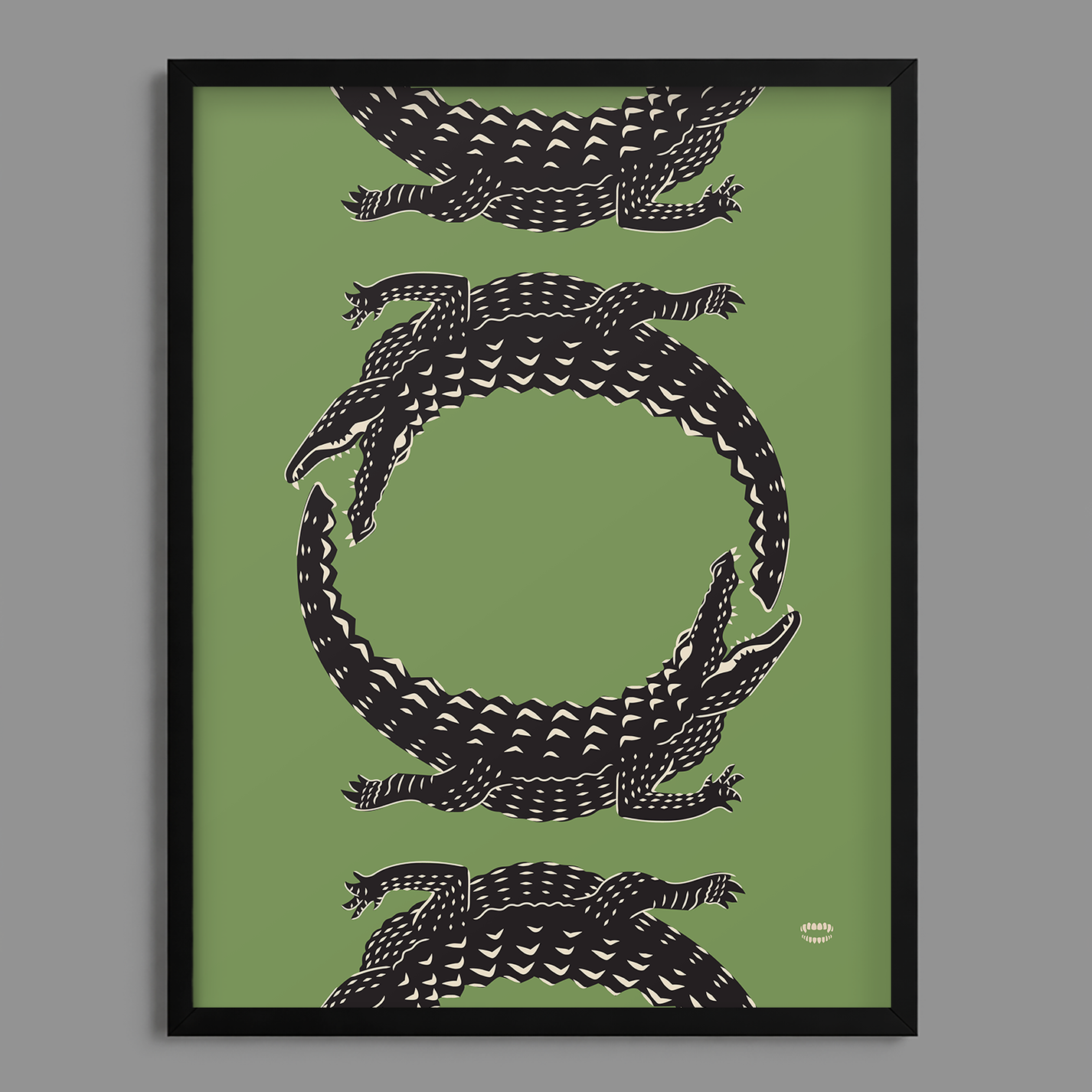 Gator Belly Illustration Poster Print – Chomp