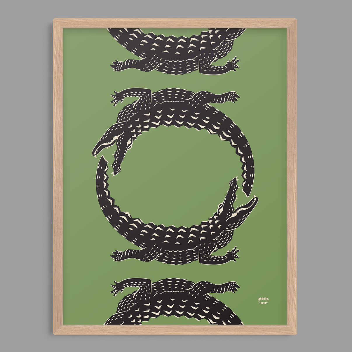 Gator Belly Illustration Poster Print – Chomp
