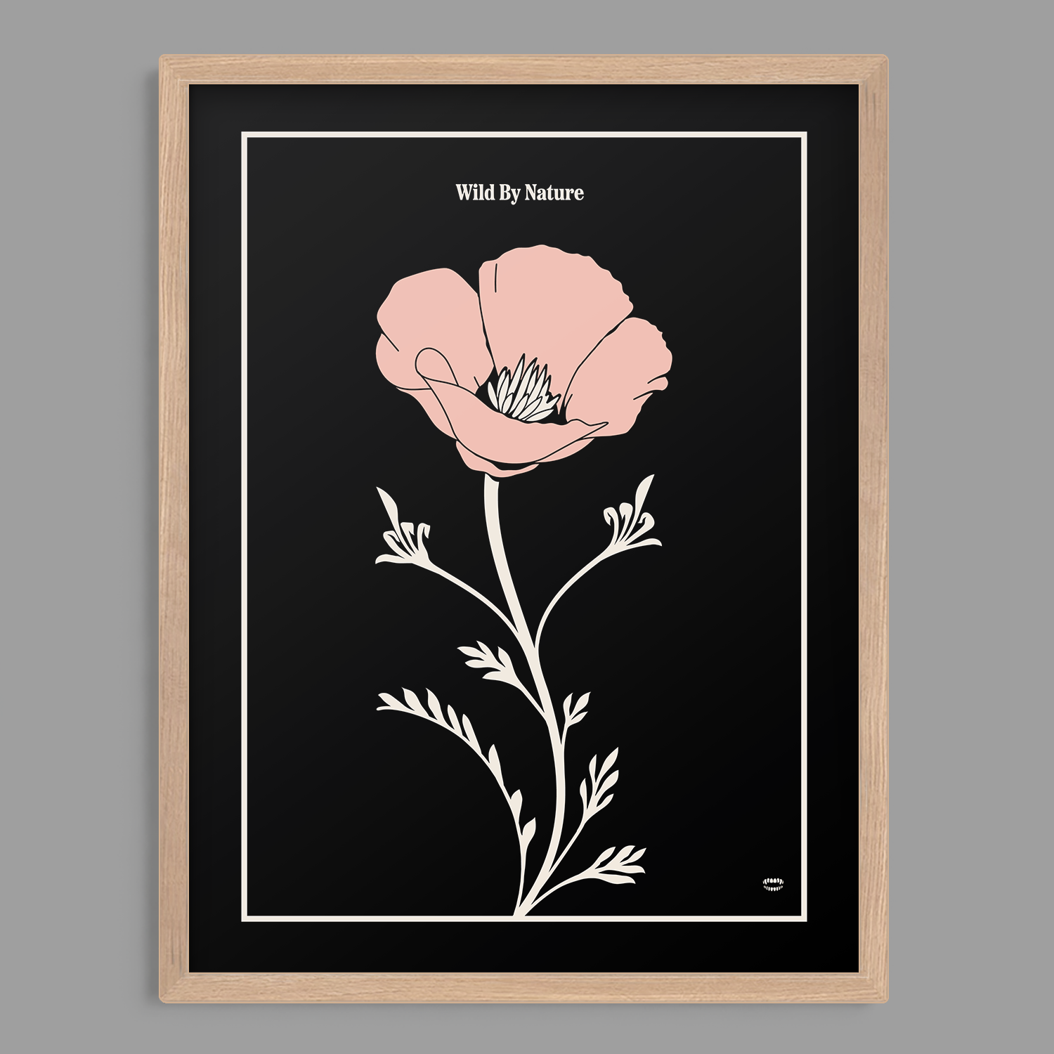 Poppy Flower Illustration Poster Print – Chomp